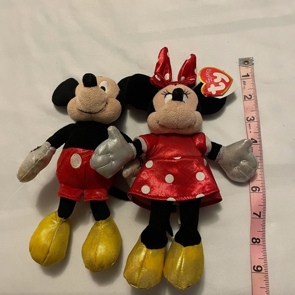 Ty | Toys | Disney Mickey Mouse And Minnie Mouse Plush | Poshmark